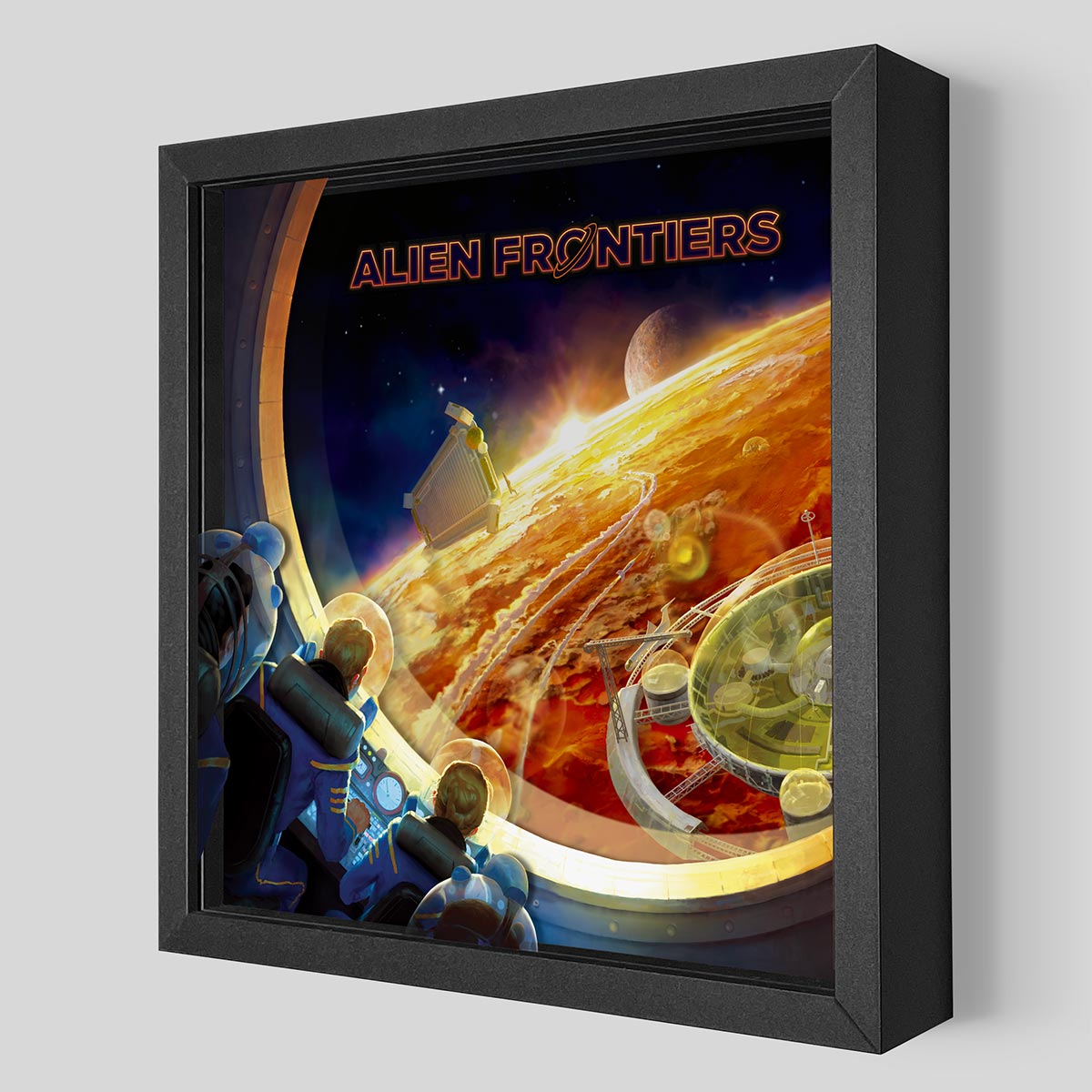 Alien Frontiers Shadowbox Art | Artovision
