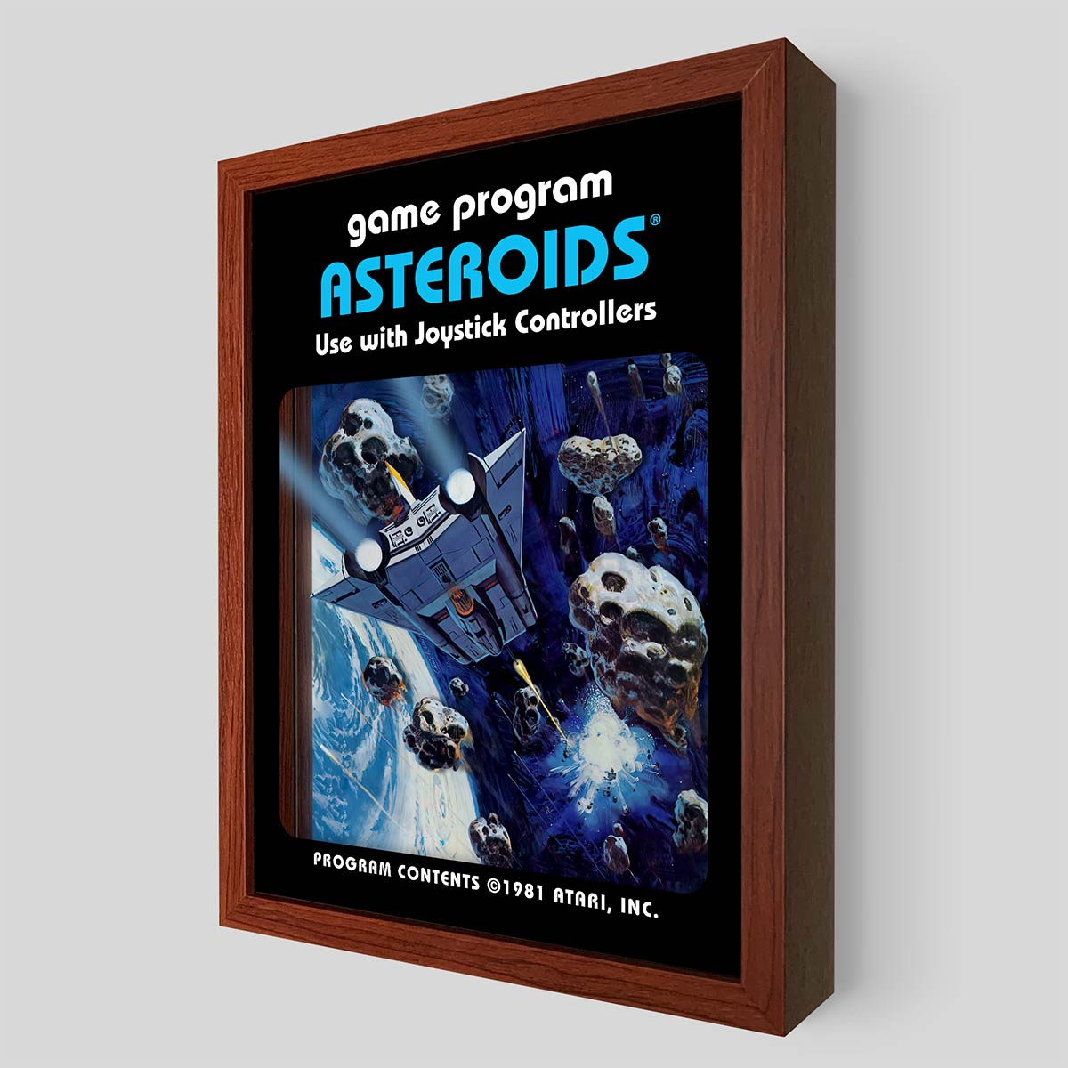 Asteroids Shadowbox Art | Artovision
