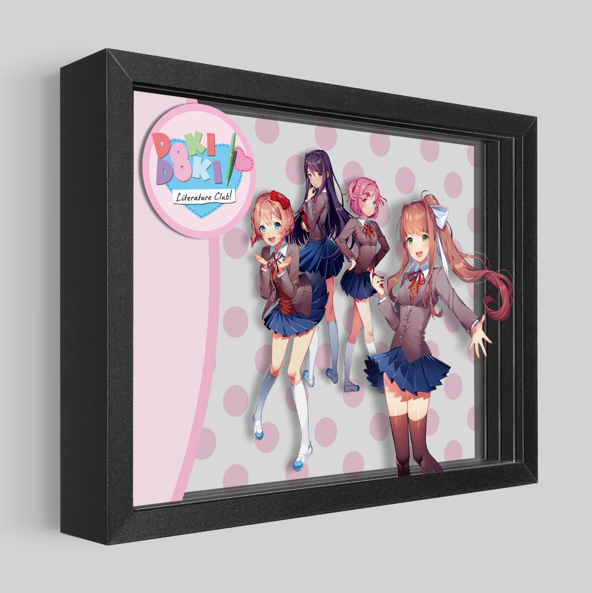 Doki Doki Literature Club Shadowbox Art | Artovision