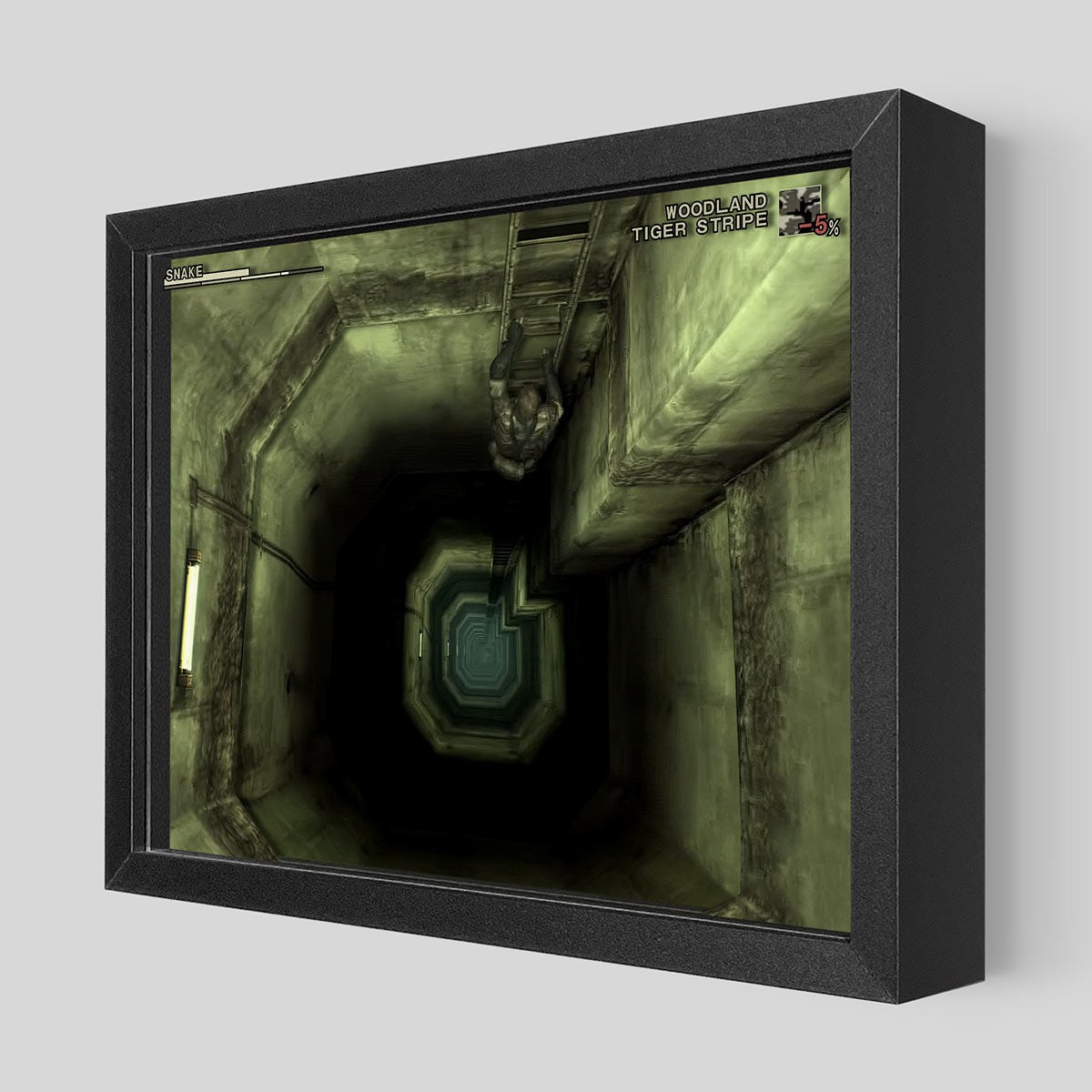 MGS3 Ladder Climb Shadowbox Art | Artovision