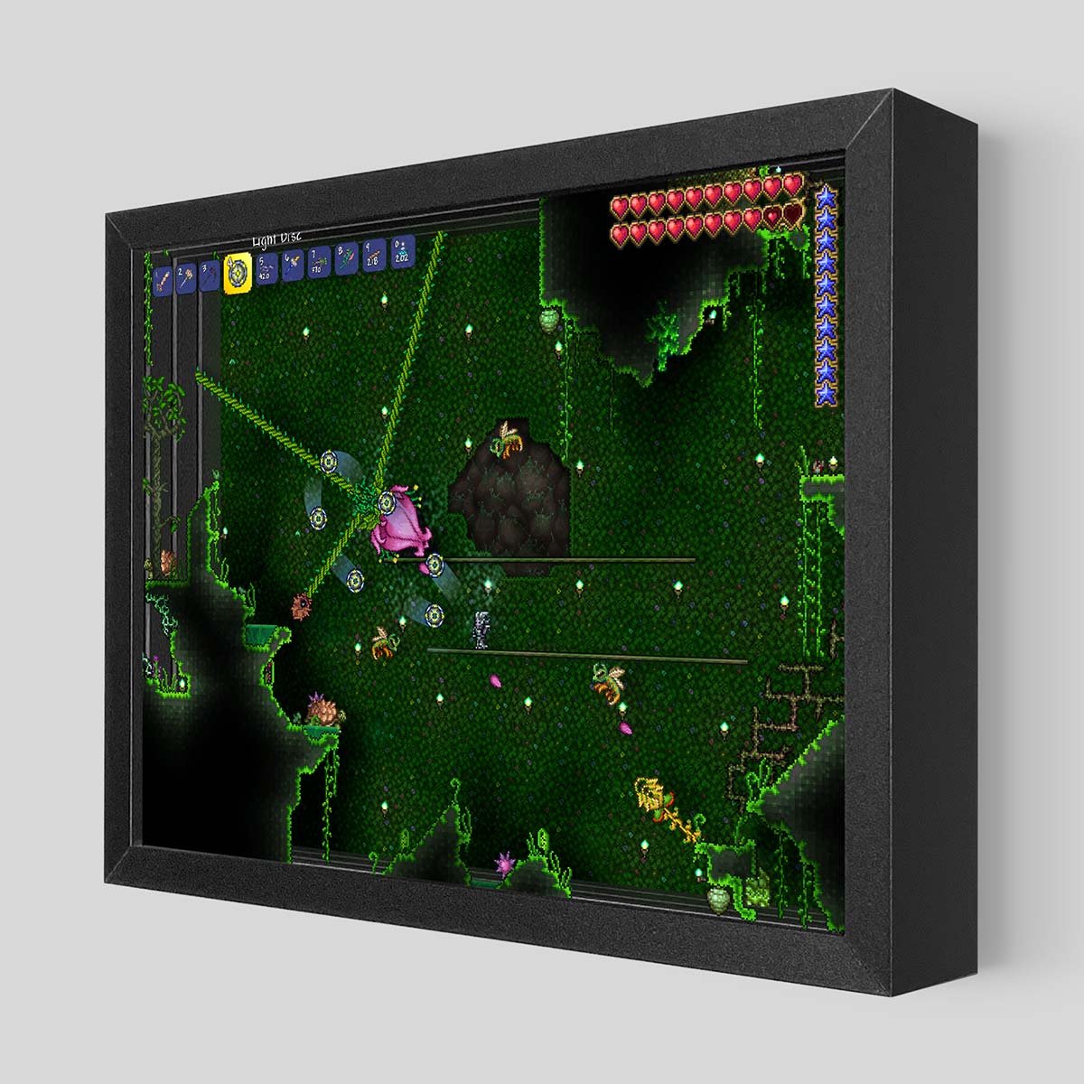 Terraria Plantera Shadowbox Art | Artovision