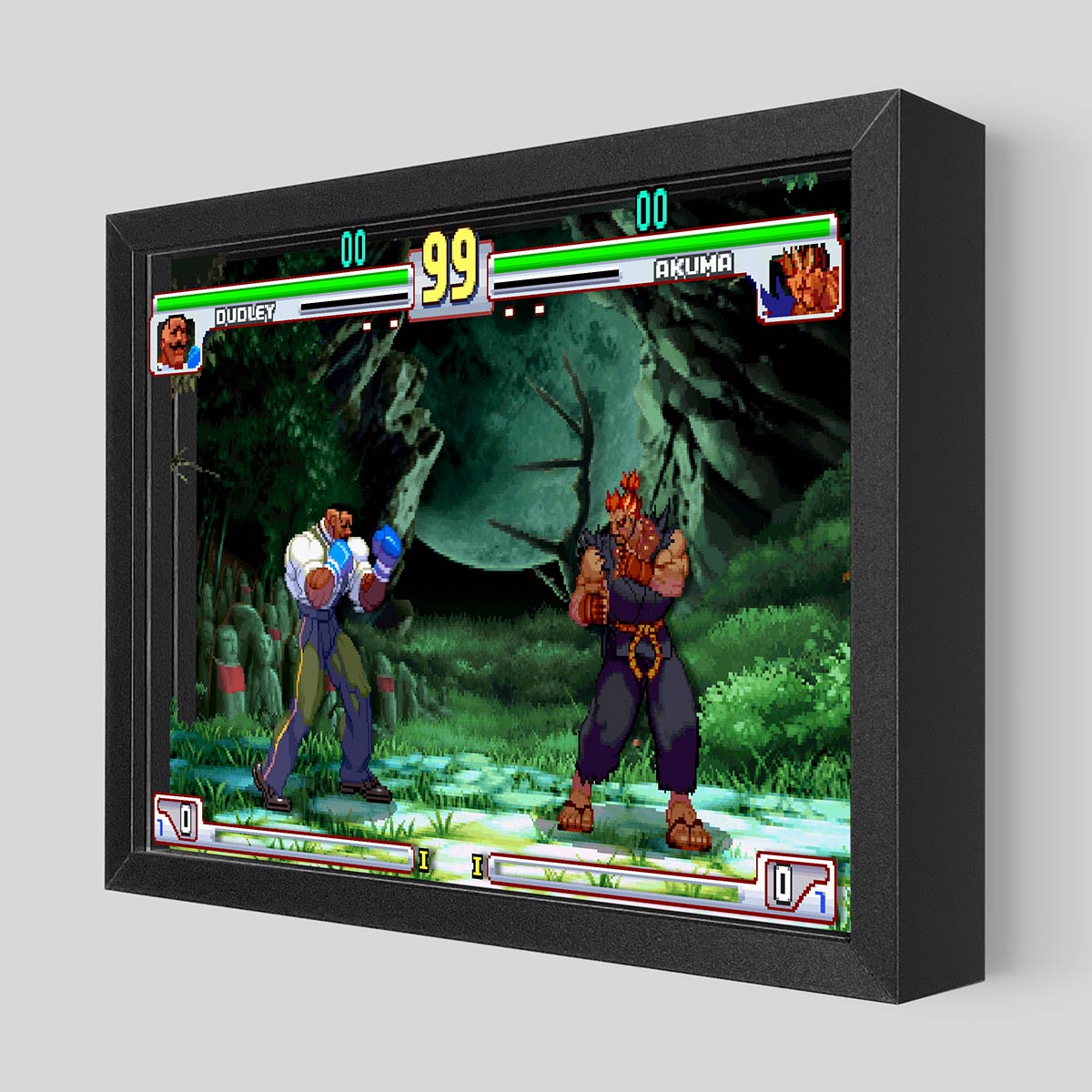 Street Fighter III : 3rd Strike - Dudley vs. Akuma Shadowbox Art ...