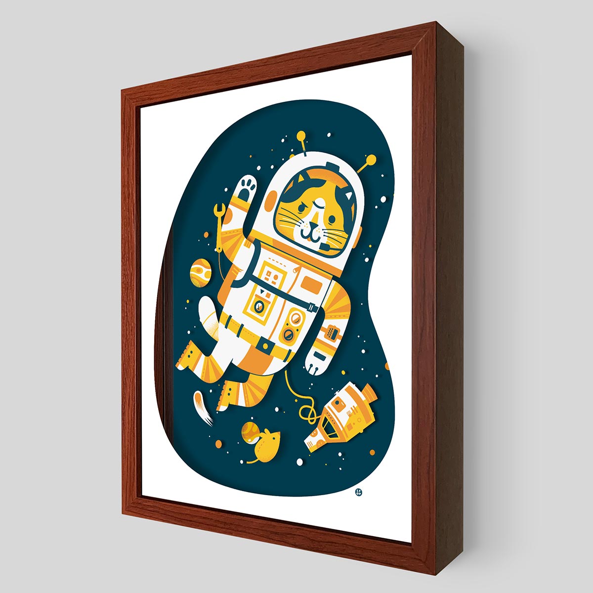 Astrocat Shadowbox Art | Artovision