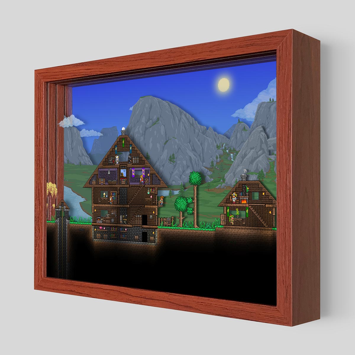 Terraria House Shadowbox Art | Artovision