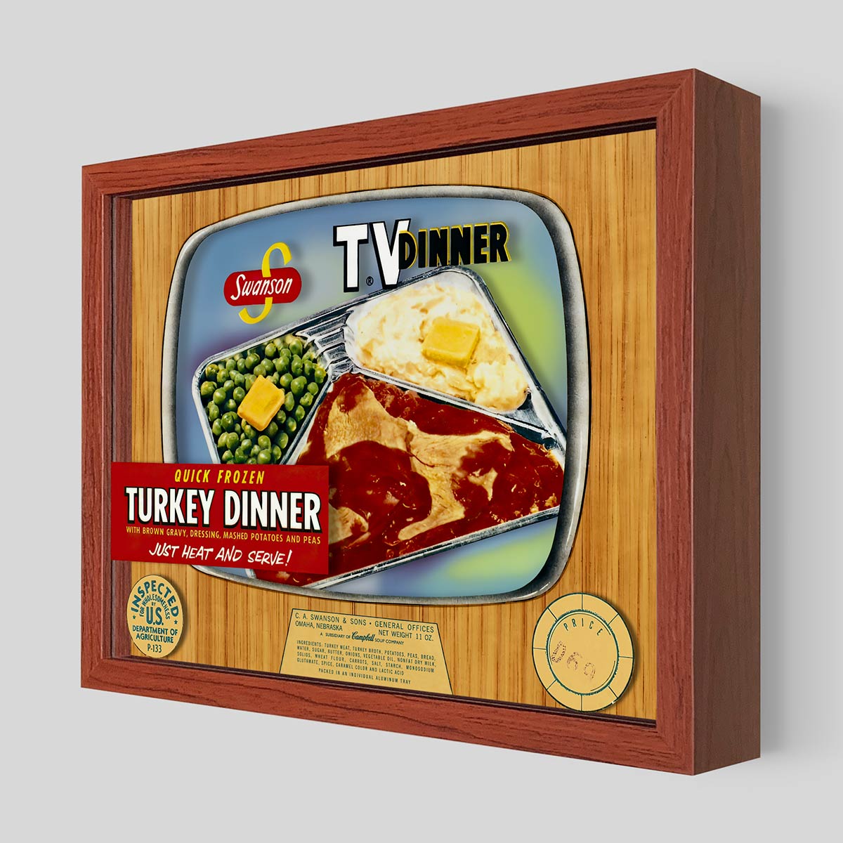 TV Dinner Shadowbox Art | Artovision